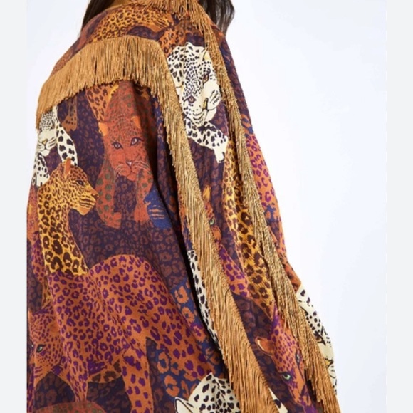 FARM Rio | Jackets & Coats | Farm Rio Jaguar Bomber Jacket Size Xs ...